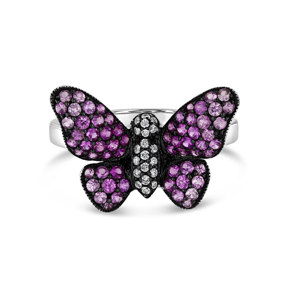 Pink Sapphire Butterfly Ring – Best & Co.